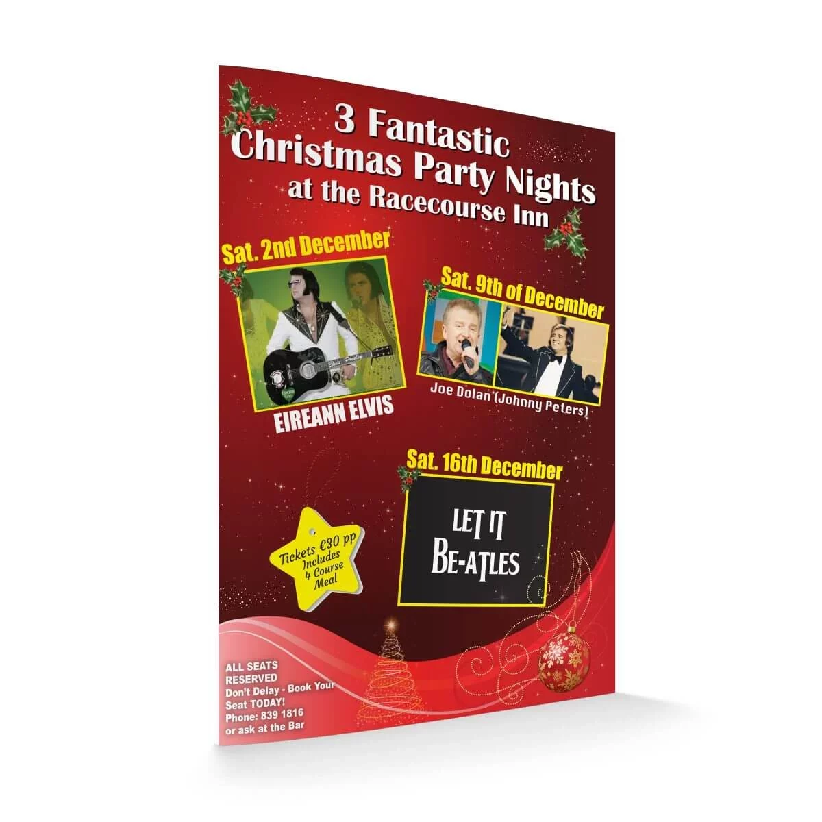 High-Quality Flyers - Dublin - Baldoyle Print - Ireland